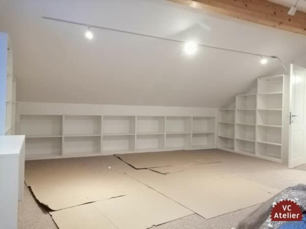 Inrichting zolder met kasten - VC Atelier